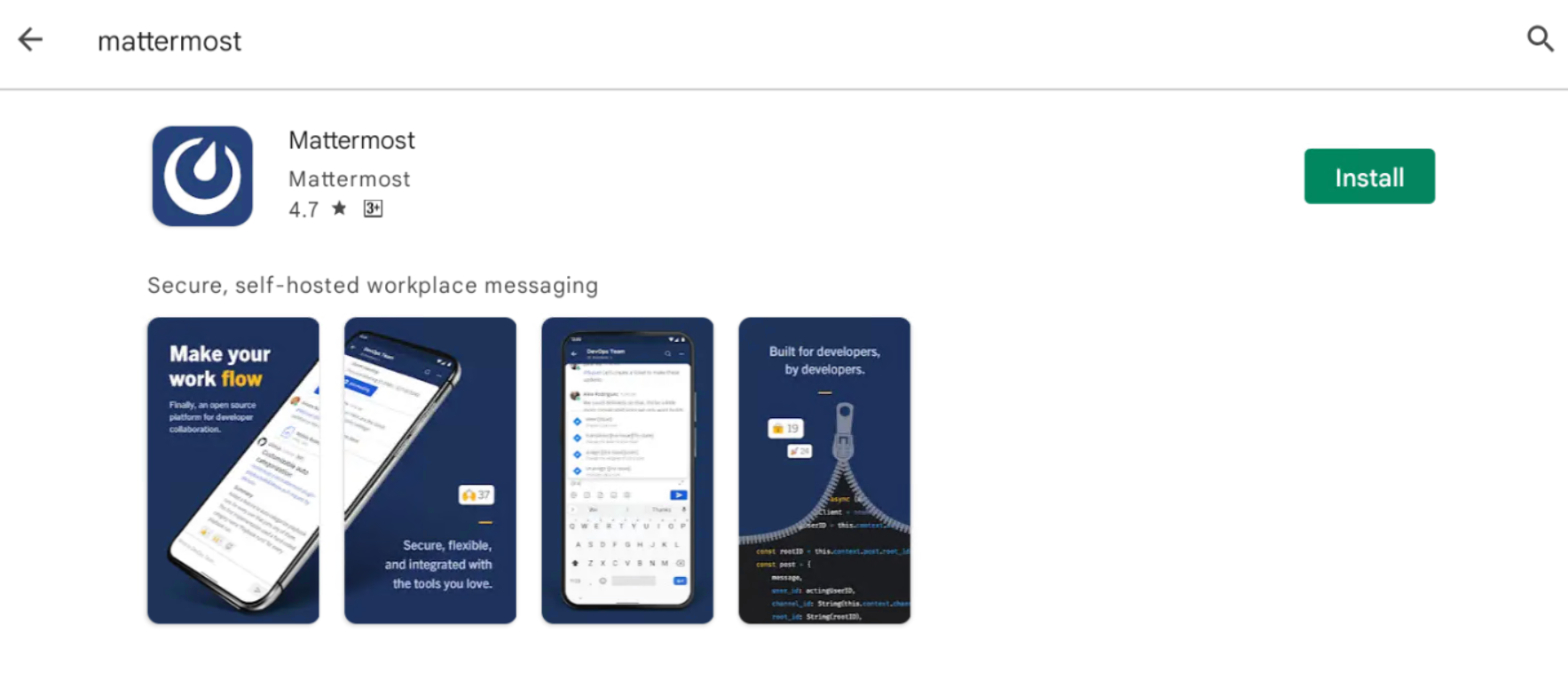 Cài phần mềm Mattermost trên iOS và android - Document - Knowledge Base